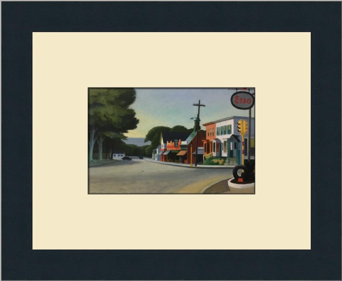 Edward Hopper Portrait of Orleans Custom Framed Print - Etsy