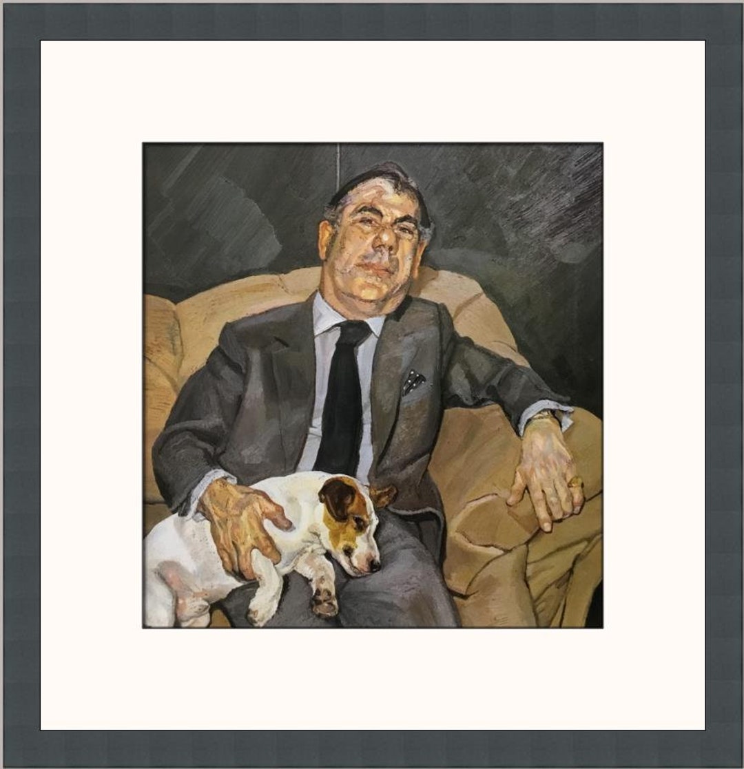 Lucian Freud Guy With Speck Custom Framed Print - Etsy
