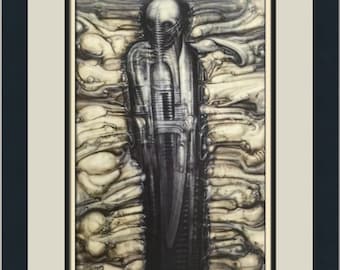 HR Giger H. R. Giger Satan I Custom Framed Print - Etsy