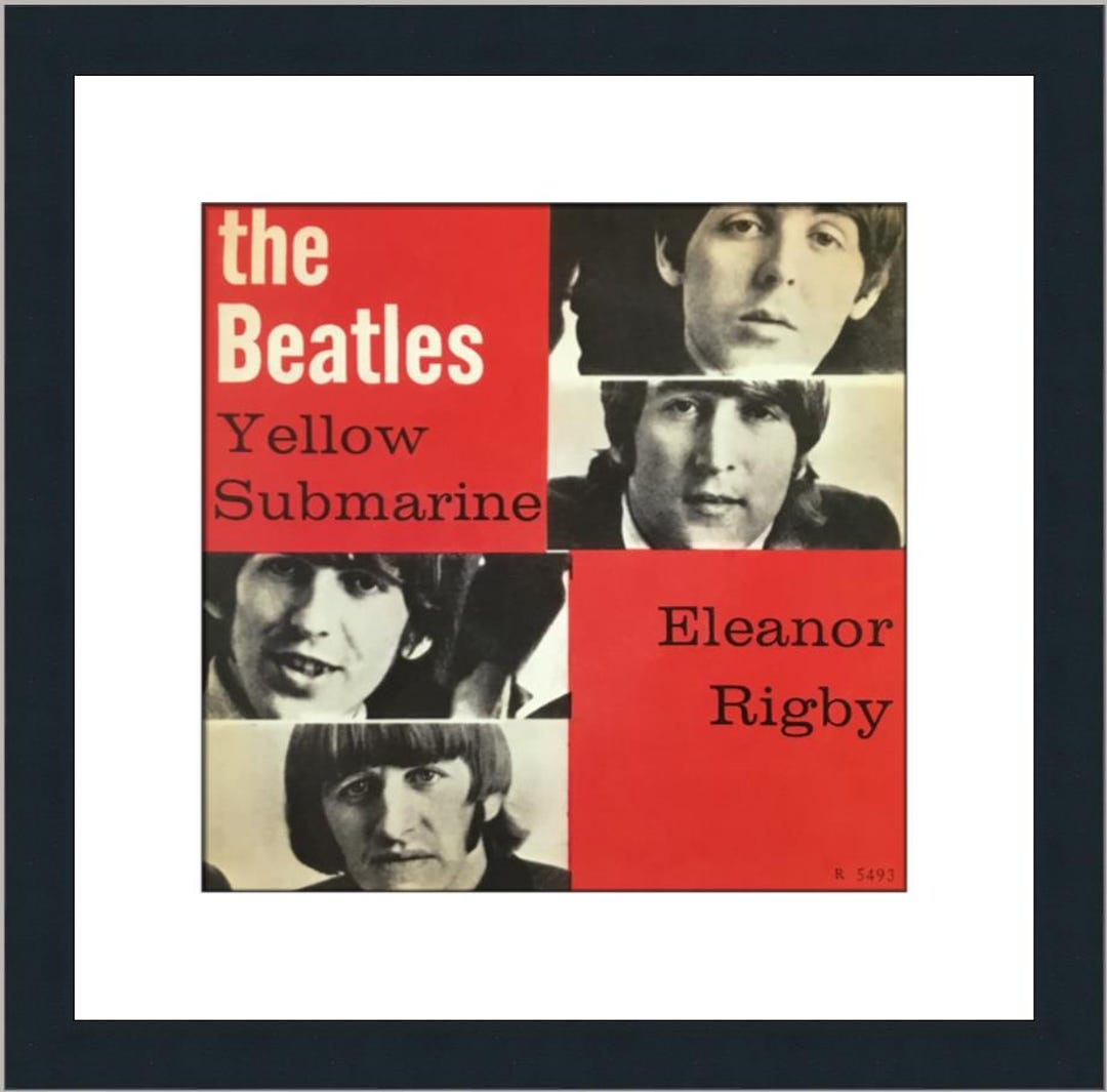 The Beatles Yellow Submarine Eleanor Rigby #1 Singles Print From Box ...
