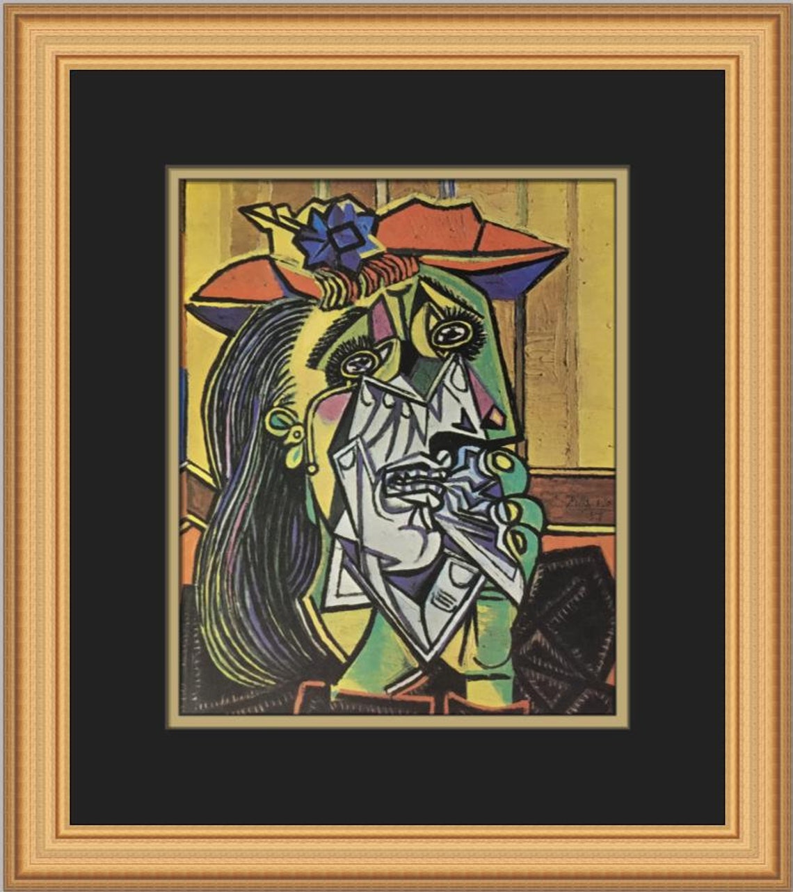 Pablo Picasso the Weeping Woman Custom Framed Print - Etsy