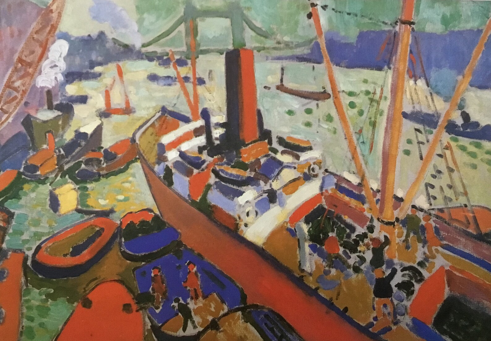 Andre Derain the Pool of London Custom Framed Print - Etsy