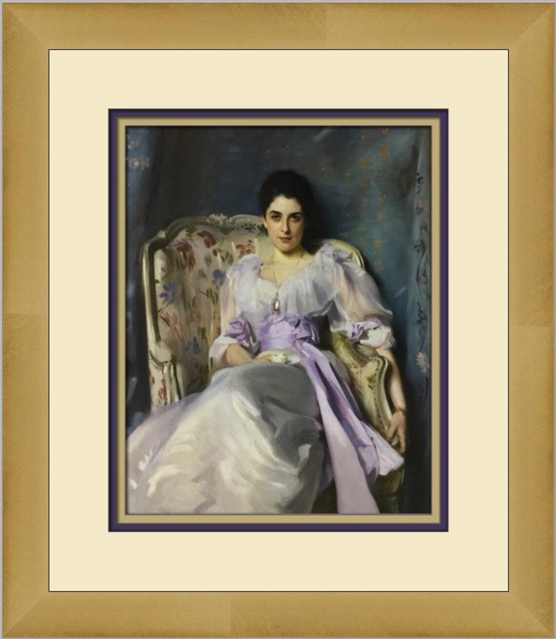 John Singer Sargent Portrait of Lady Agnew of Lochnai Custom Framed ...