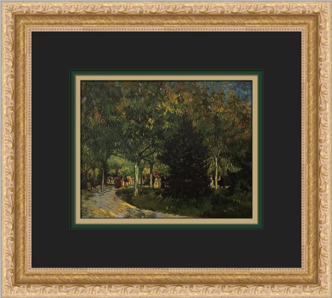 Vincent Van Gogh A Lane in the Public Garden Custom Framed Print - Etsy