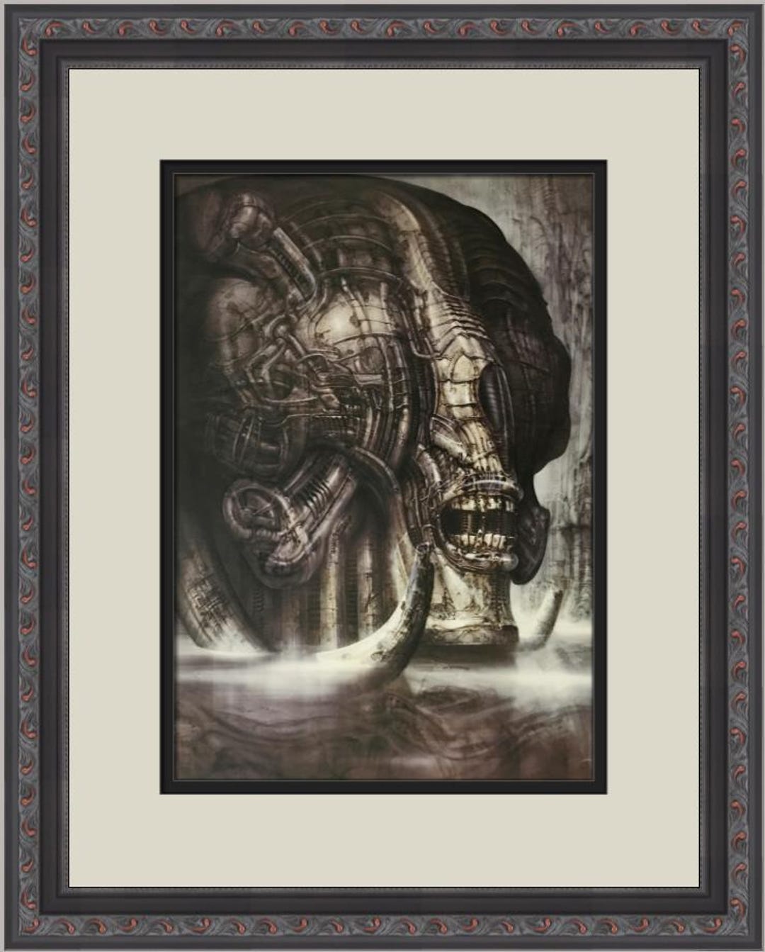HR Giger Necronom IIIA Custom Framed Print - Etsy
