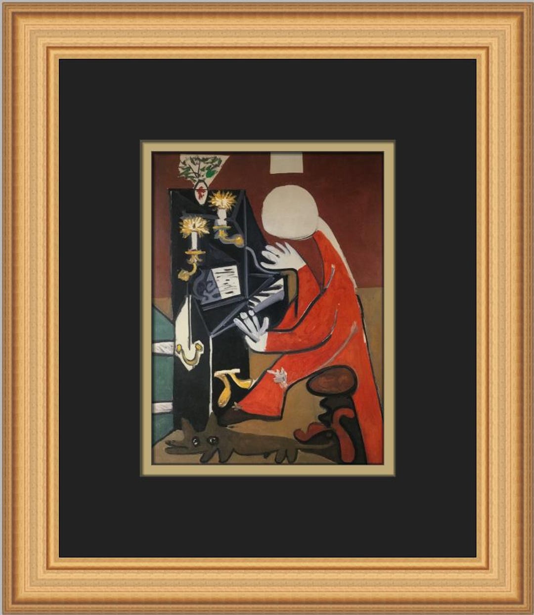 Pablo Picasso the Piano Custom Framed Print - Etsy