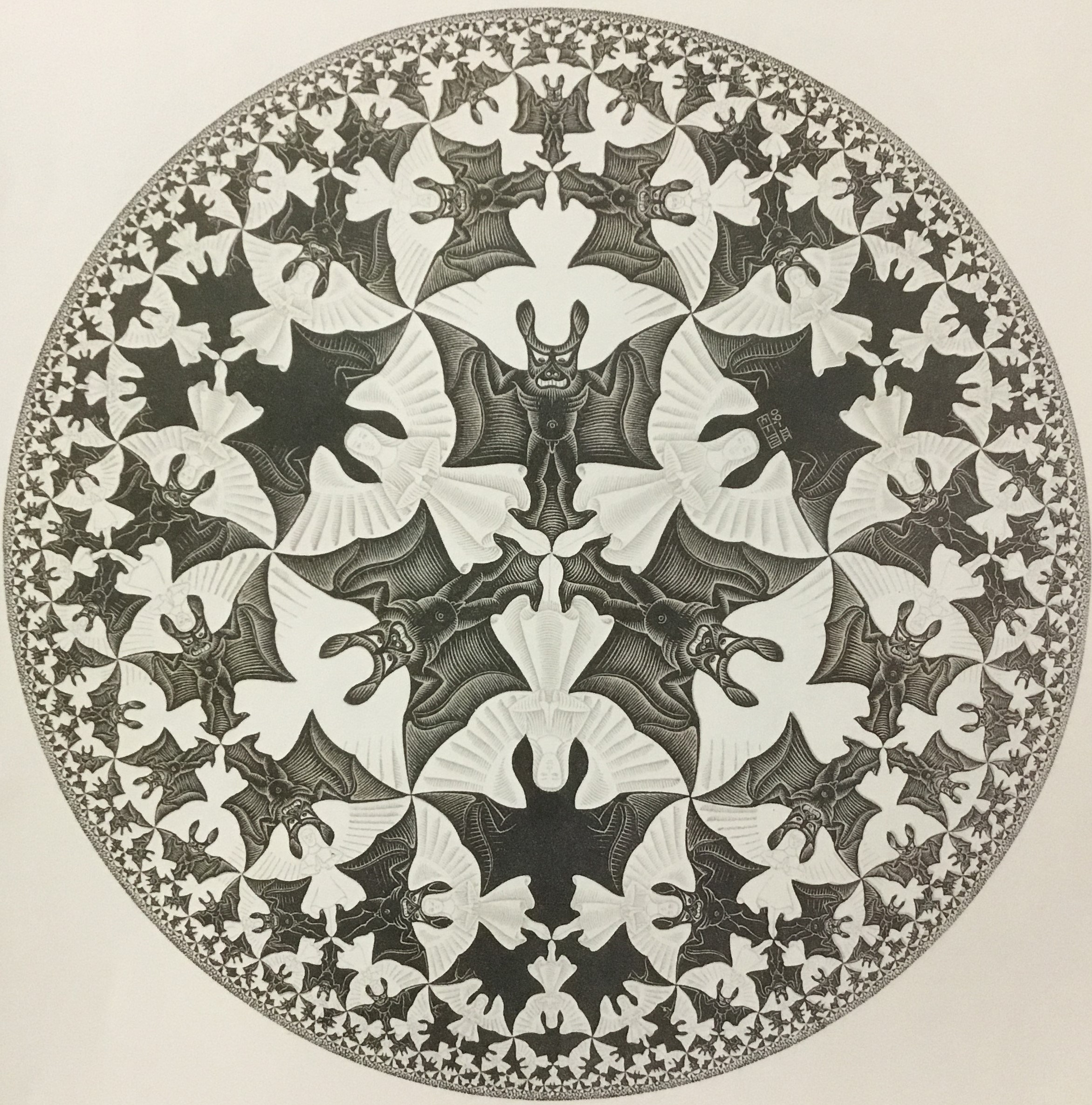 M.C. Escher MC Escher Circle Limit IV Custom Framed Print - Etsy