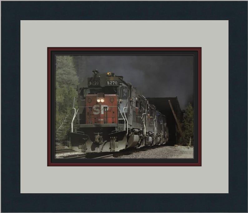Southern Pacific Railroad 8270 Custom Framed Print - Etsy