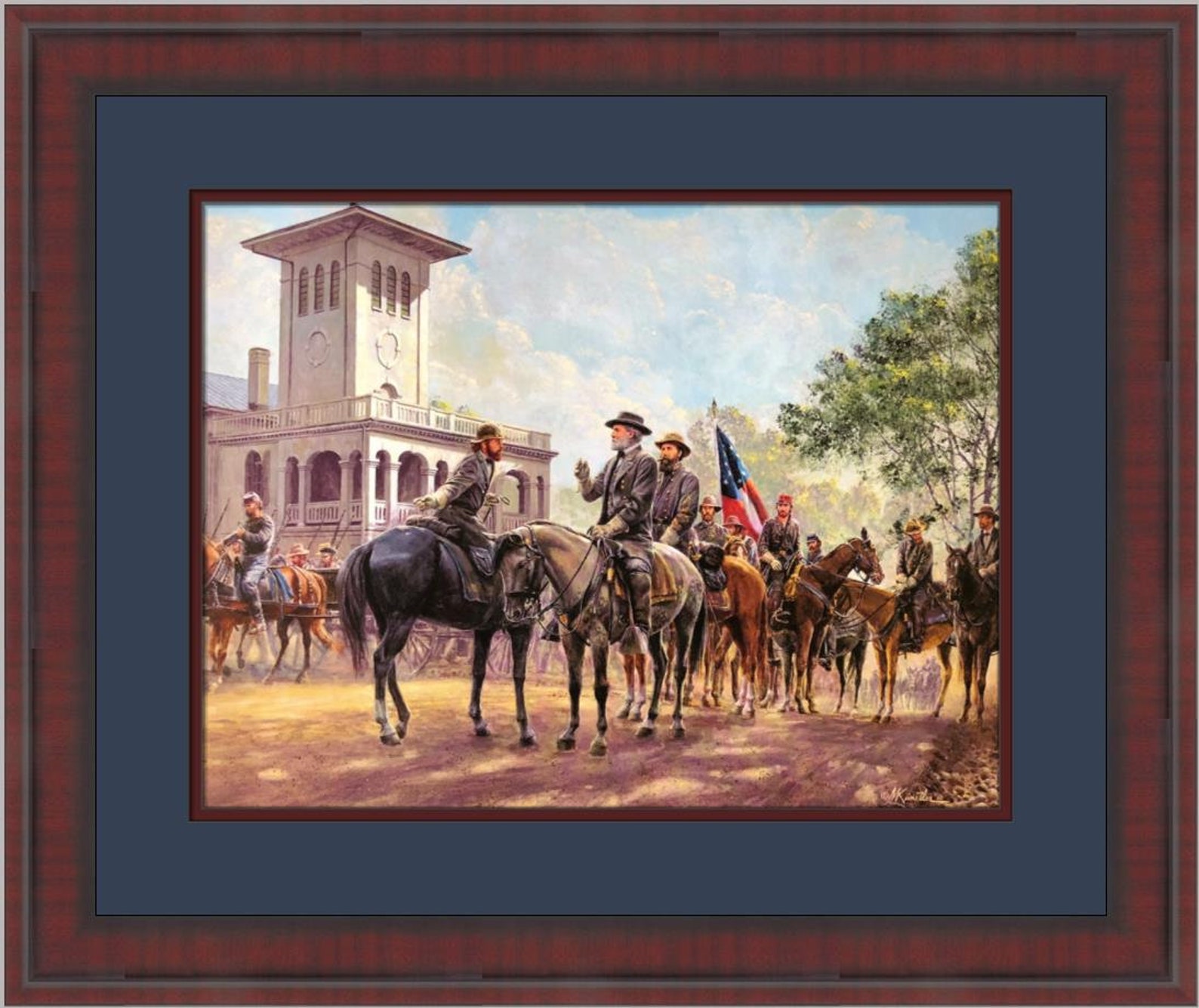 Mort Kunstler Civil War Unconquered Spirit Custom Framed Print - Etsy