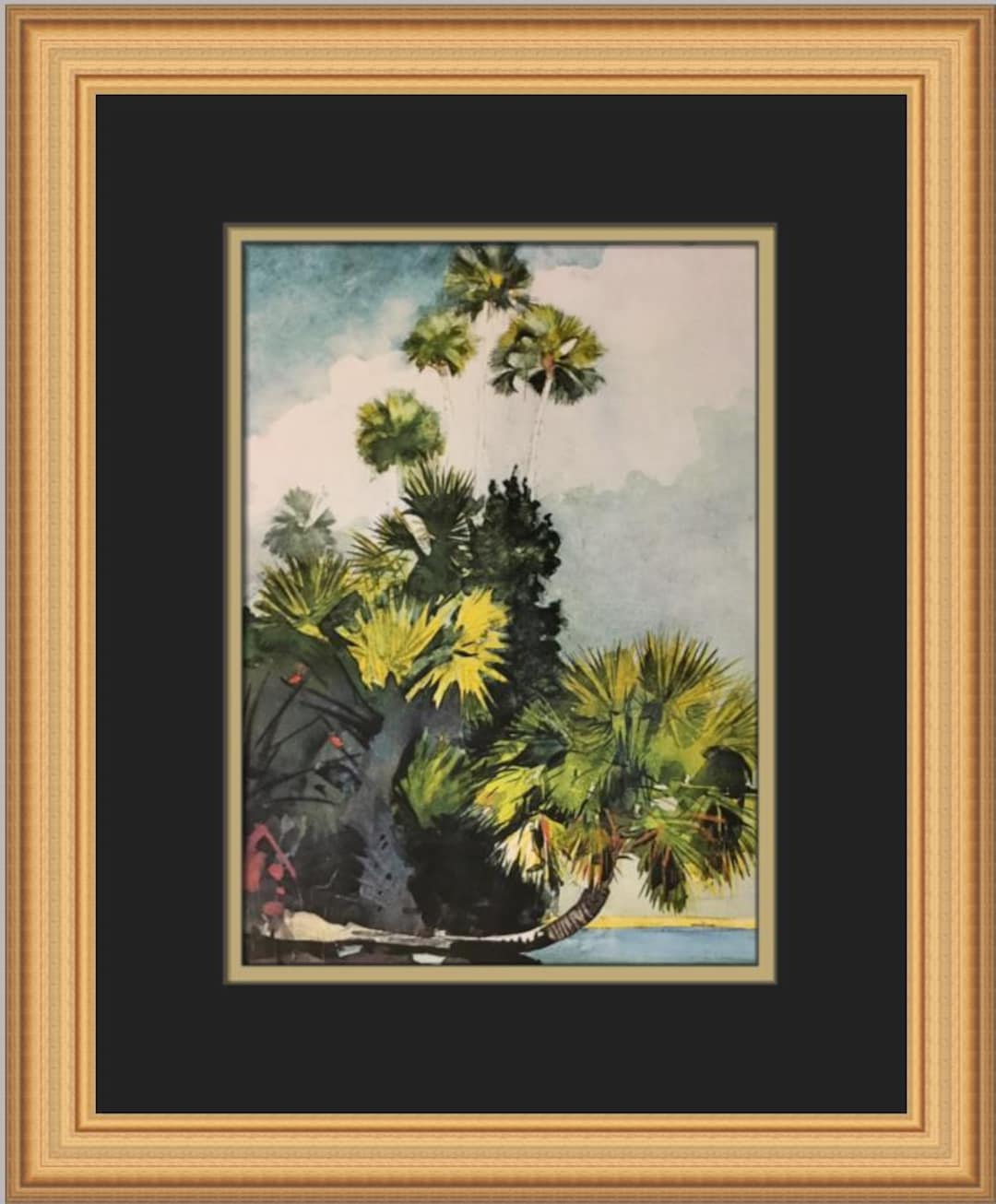 Winslow Homer Palm Trees Florida Custom Framed Print - Etsy