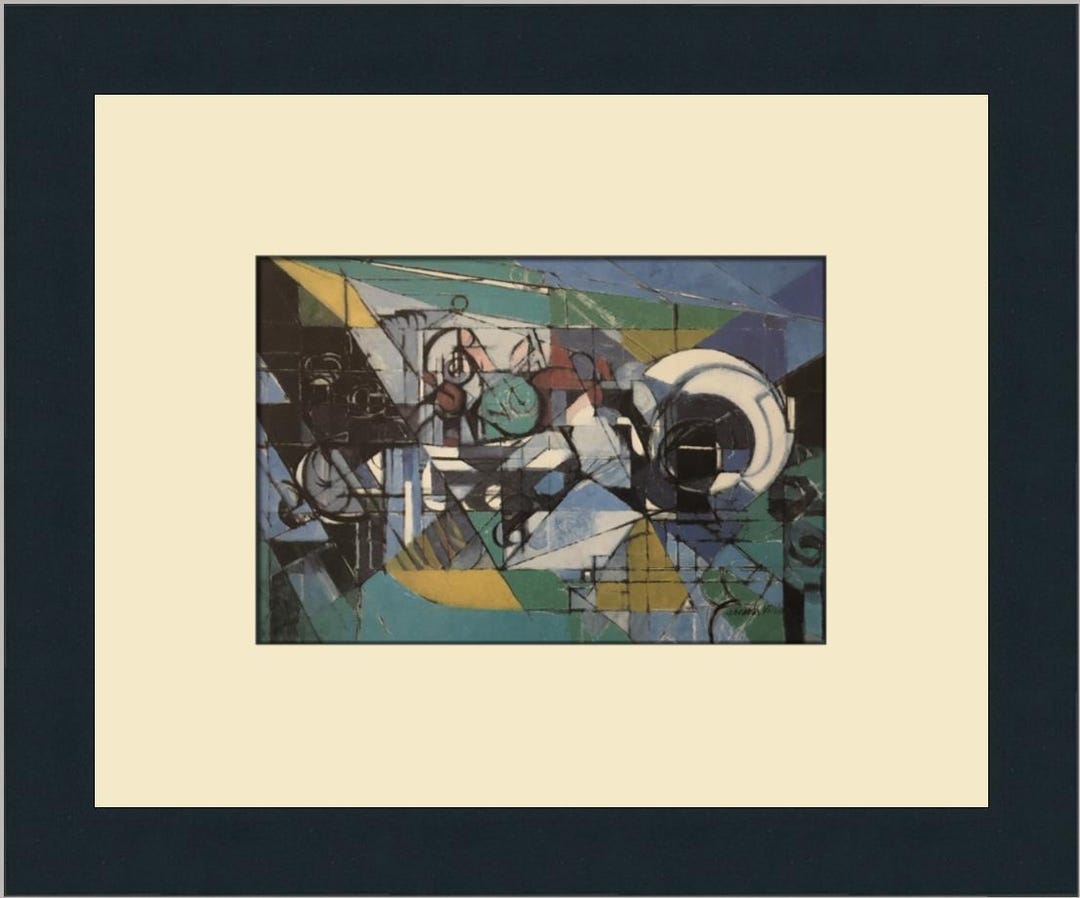 Jaques Villon the Little Machine Shop Custom Framed Print - Etsy