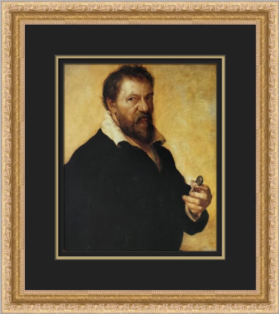 Lambert Lombard Self-portrait Custom Framed Print - Etsy