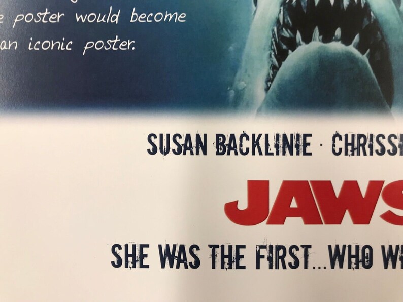 JAWS Susan Backlinie L/ED Autographed Photo Custom Framed III - Etsy
