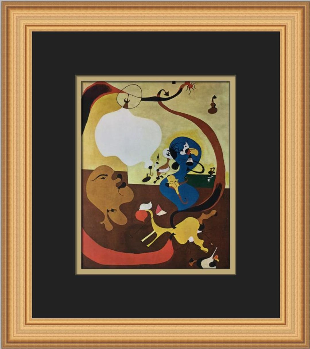 Joan Miro Dutch Interior II Custom Framed Print - Etsy