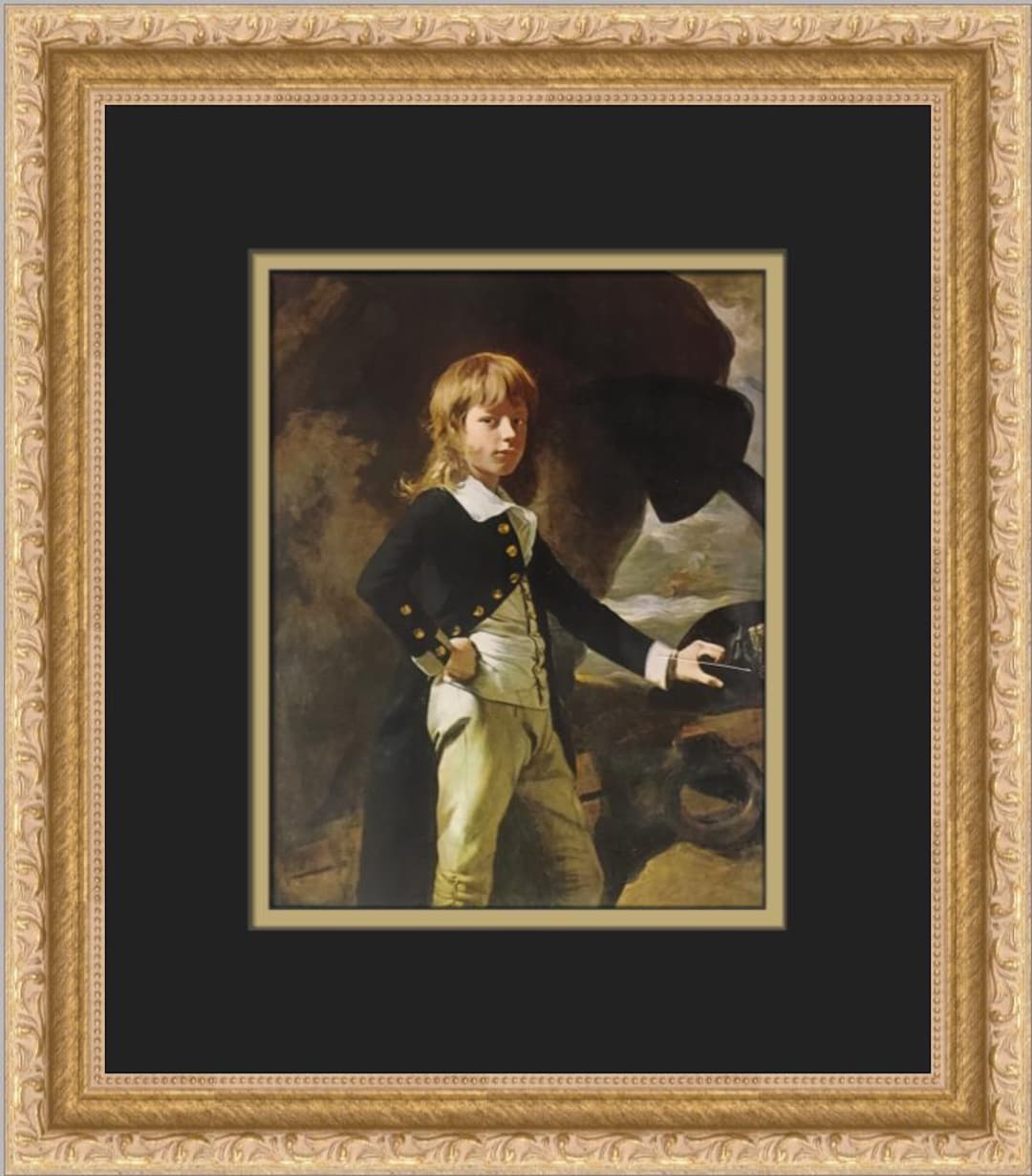 John S Copley Midshipman Augustus Brine Custom Framed Print - Etsy