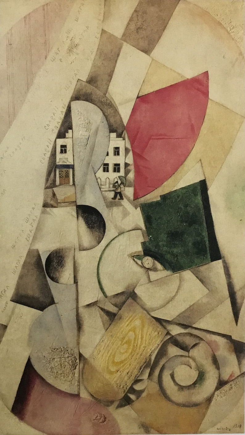 Marc Chagall Cubist Landscape Custom Framed Print - Etsy