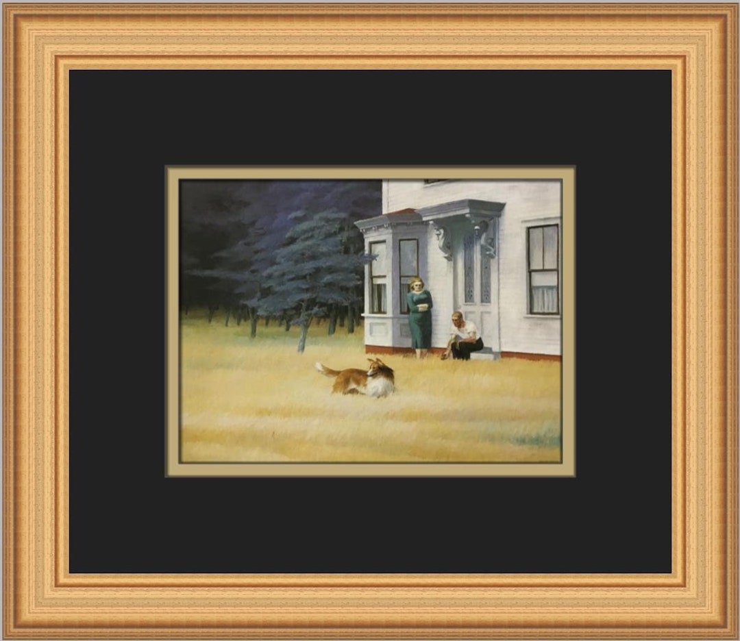 Edward Hopper A Cape Cod Evening Custom Framed Print - Etsy