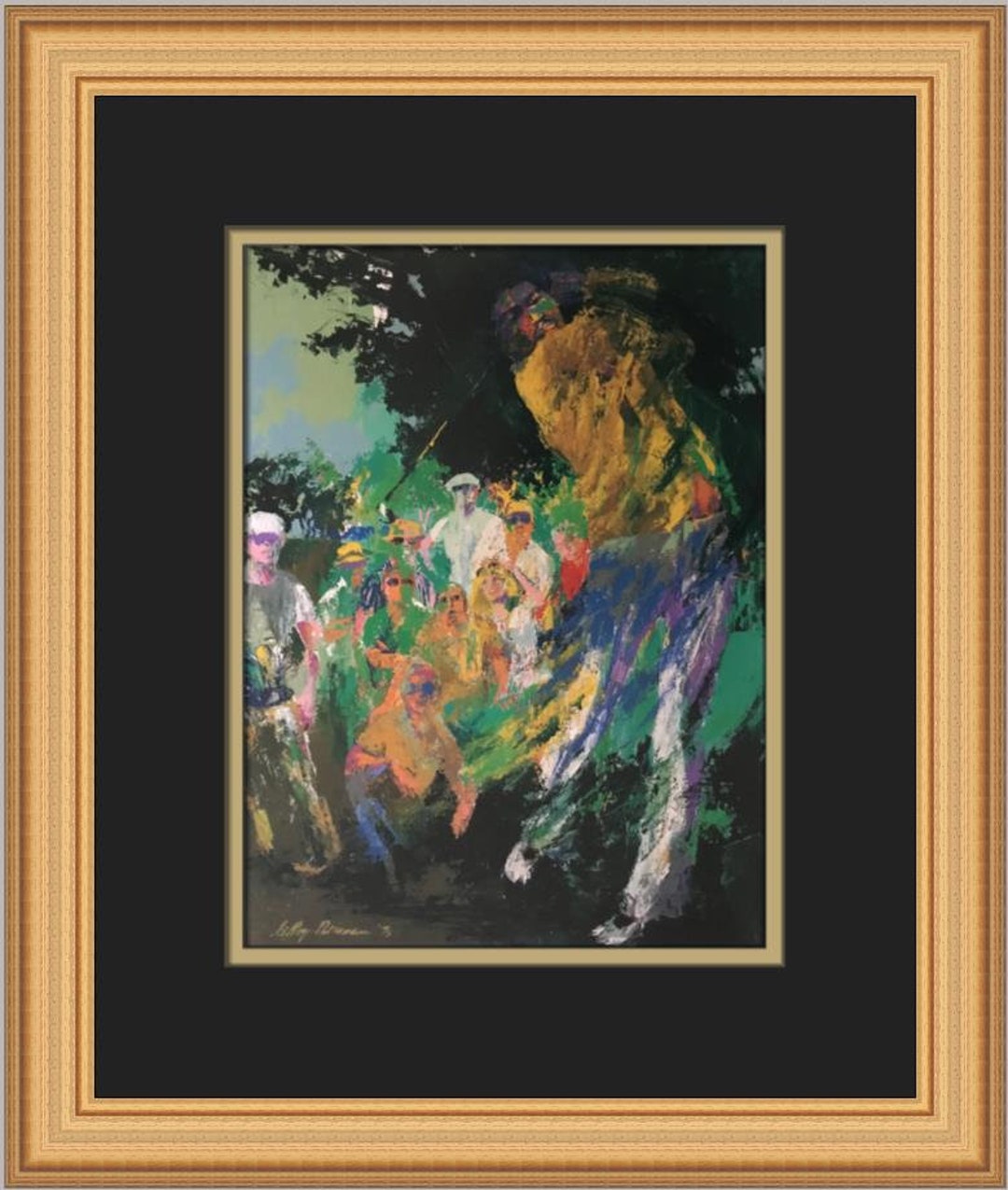 Leroy Neiman Jim 'distant' Dent Custom Framed Print - Etsy