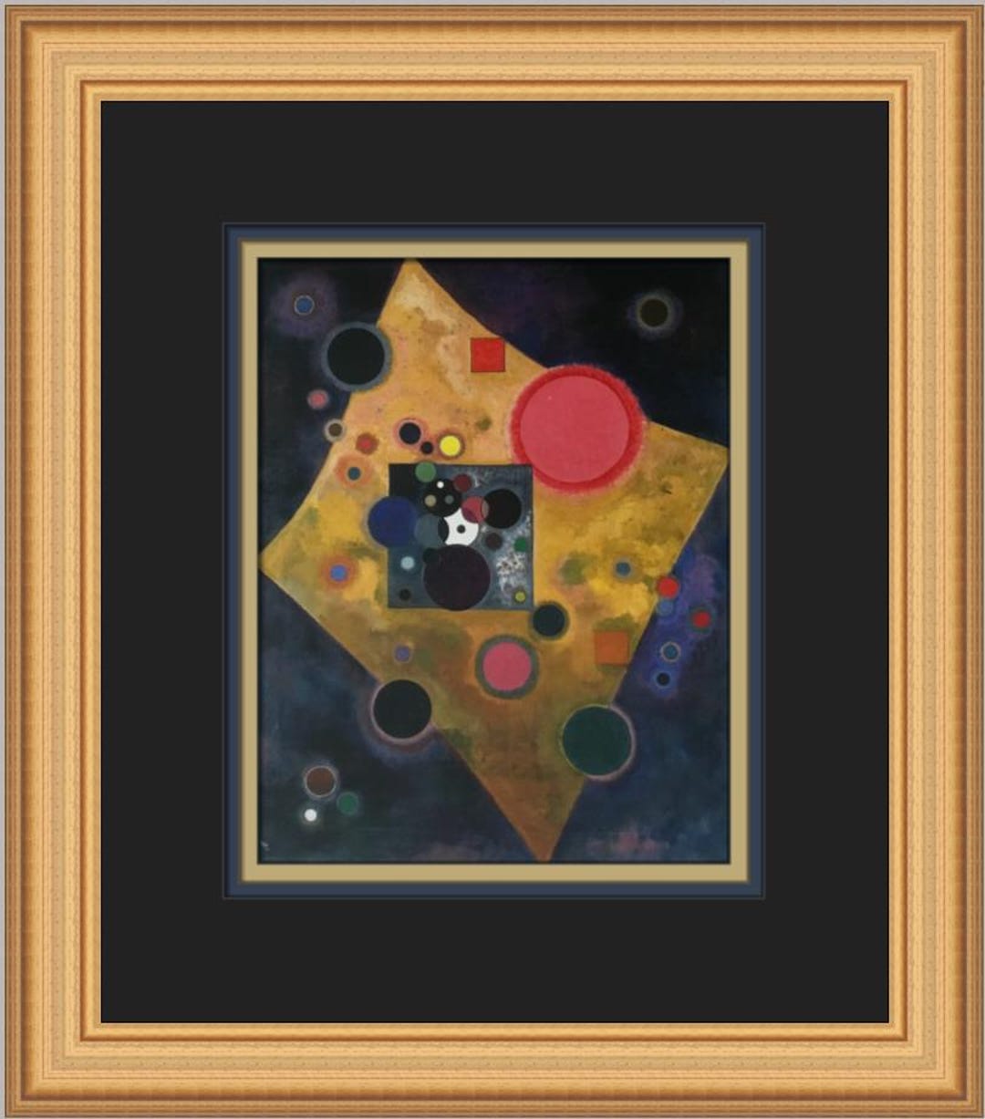Wassily Kandinsky Accent in Pink Custom Framed Print - Etsy
