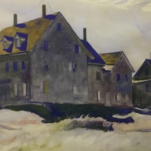 Edward Hopper Haunted House Custom Framed Print - Etsy