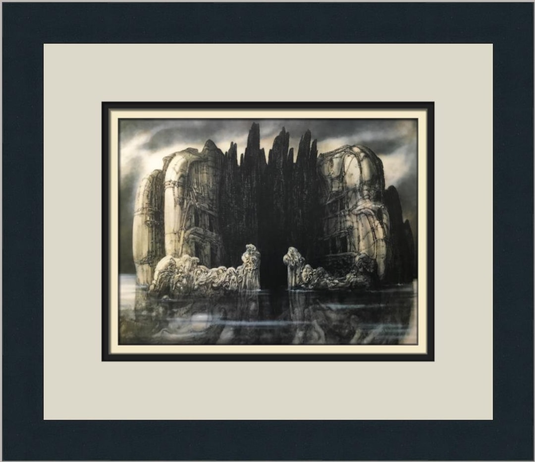 HR Giger H. R. Giger Hommage to Bocklin Custom Framed Print - Etsy