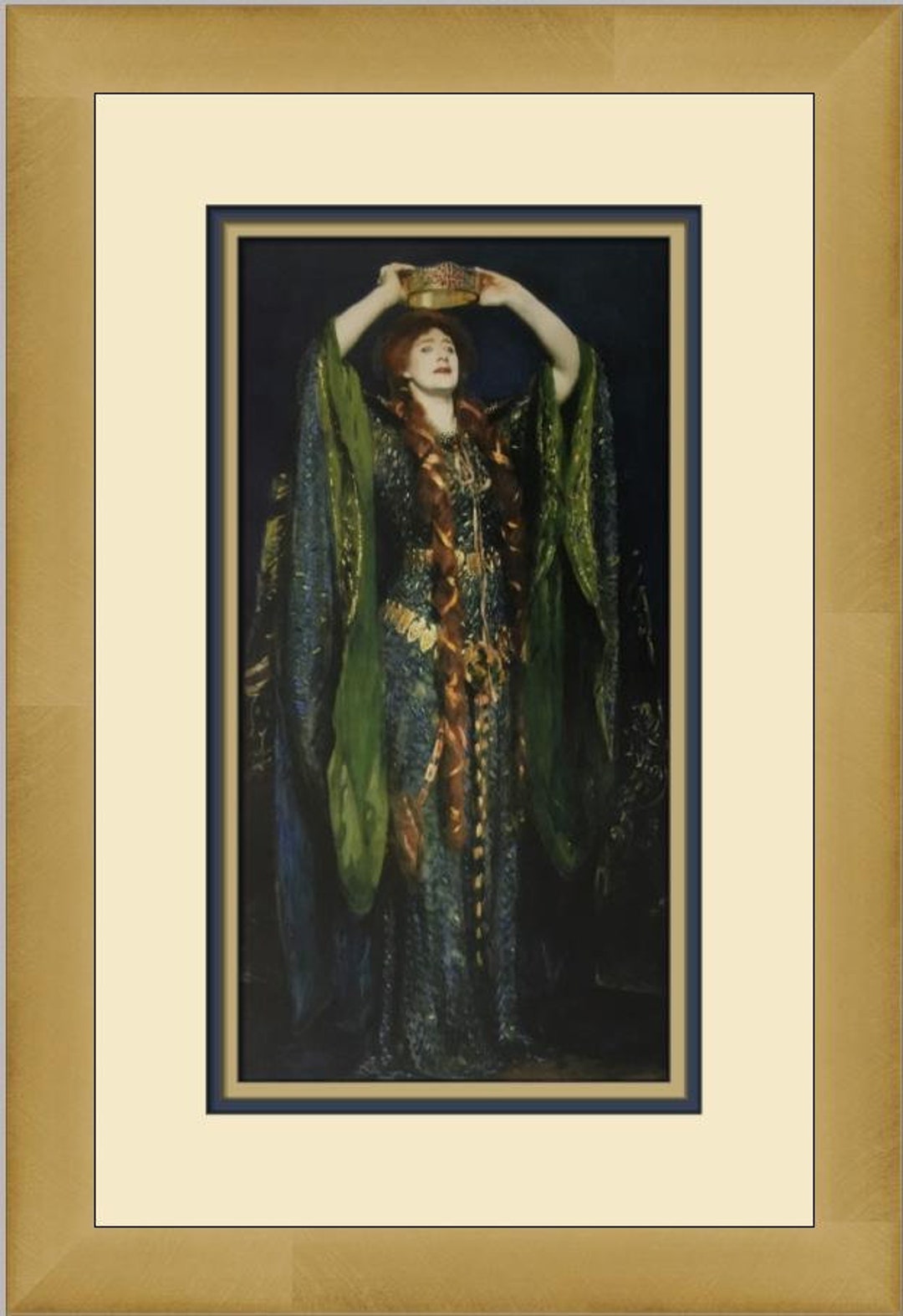 John Singer Sargent Ellen Terry as Lady Mcbeth Custom Framed Print - Etsy
