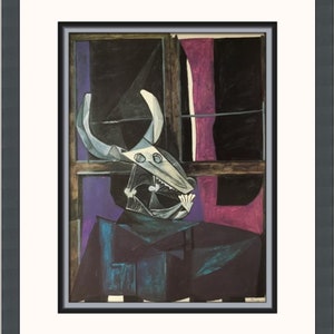 Pablo Picasso Still Life With Skull of Ox Custom Framed Print - Etsy ...