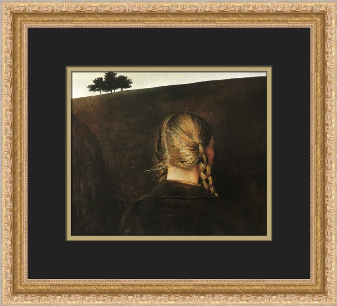 Andrew Wyeth Helga Farm Road Custom Framed Print - Etsy
