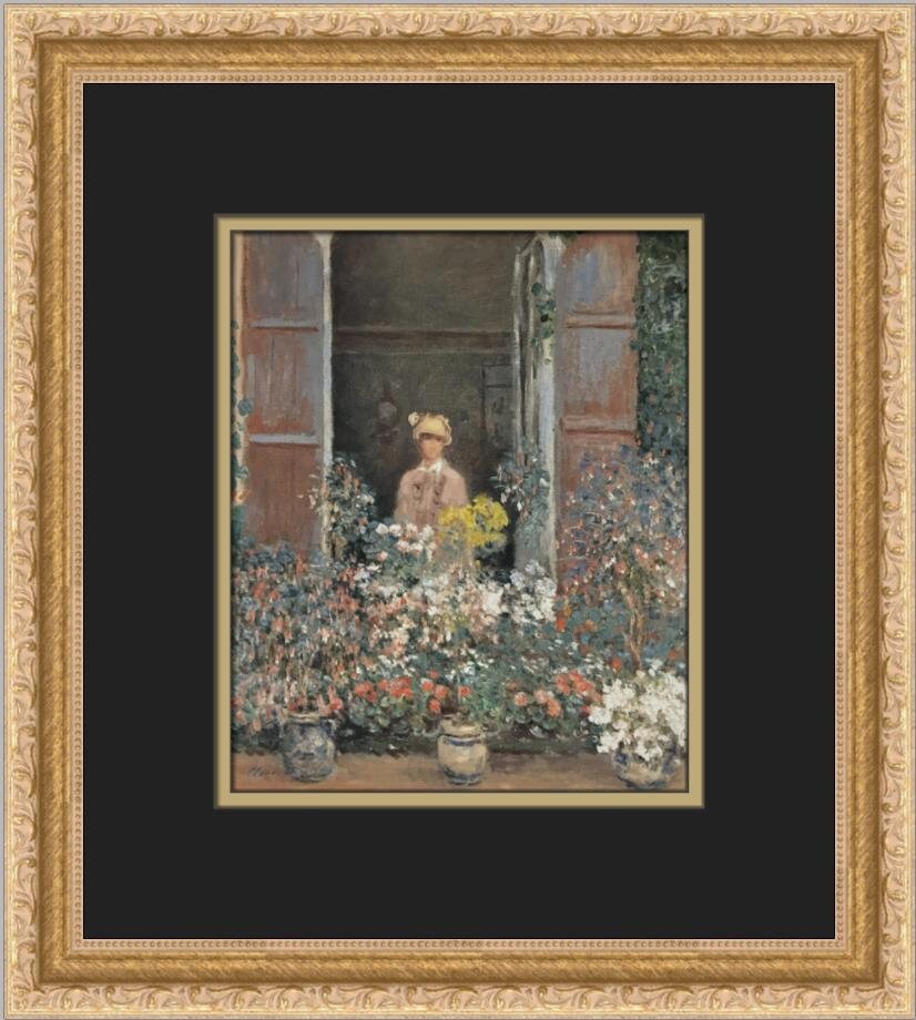 Claude Monet Camille at the Window Custom Framed Print - Etsy