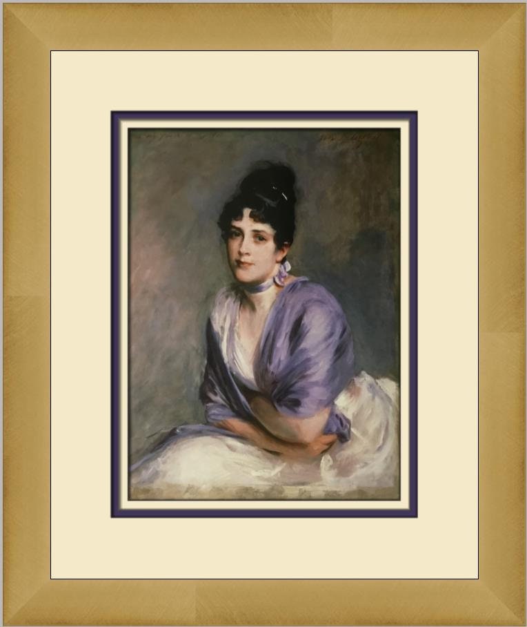 John Singer Sargent Mrs. Frank Millet Custom Framed Print - Etsy