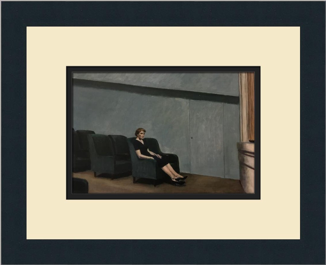 Edward Hopper Intermission Custom Framed Print - Etsy
