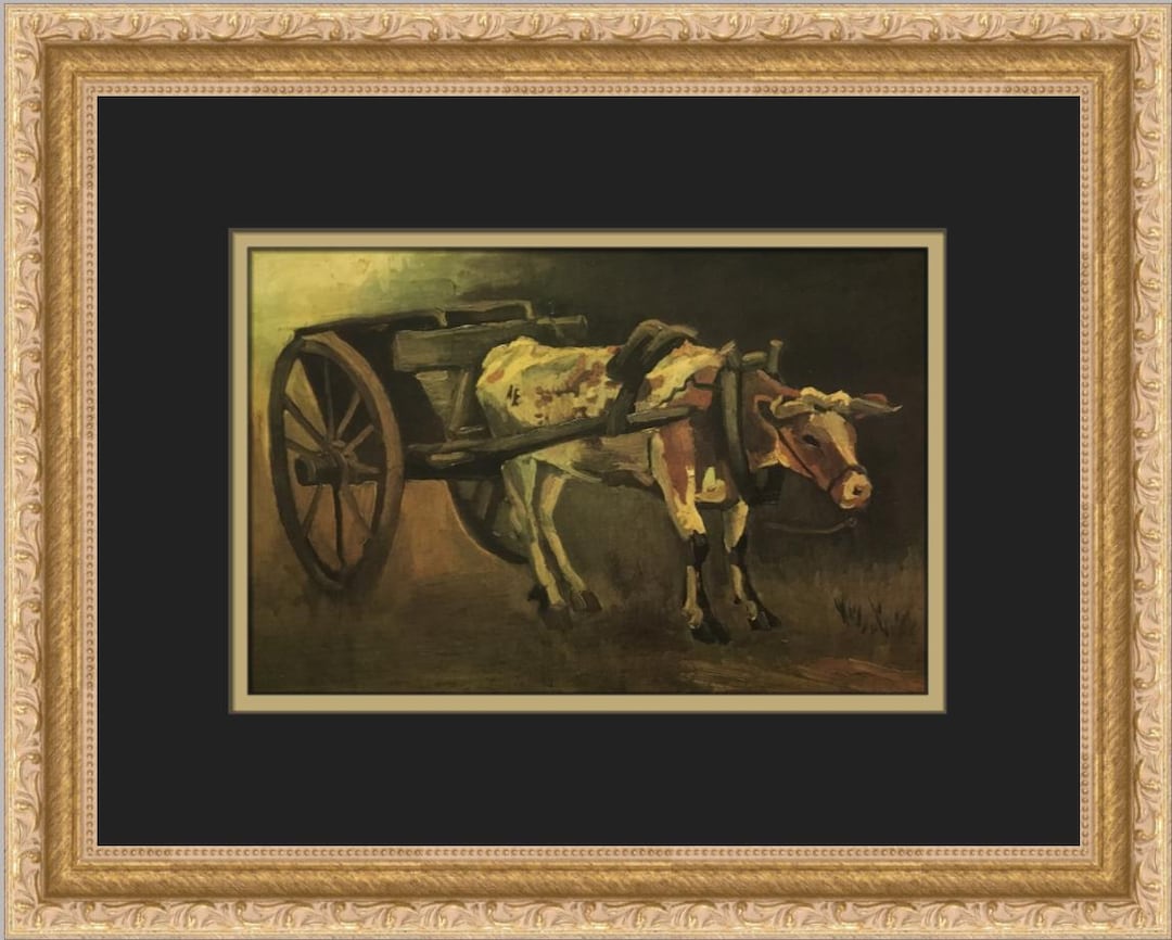 Vincent Van Gogh the Ox Cart Custom Framed Print - Etsy