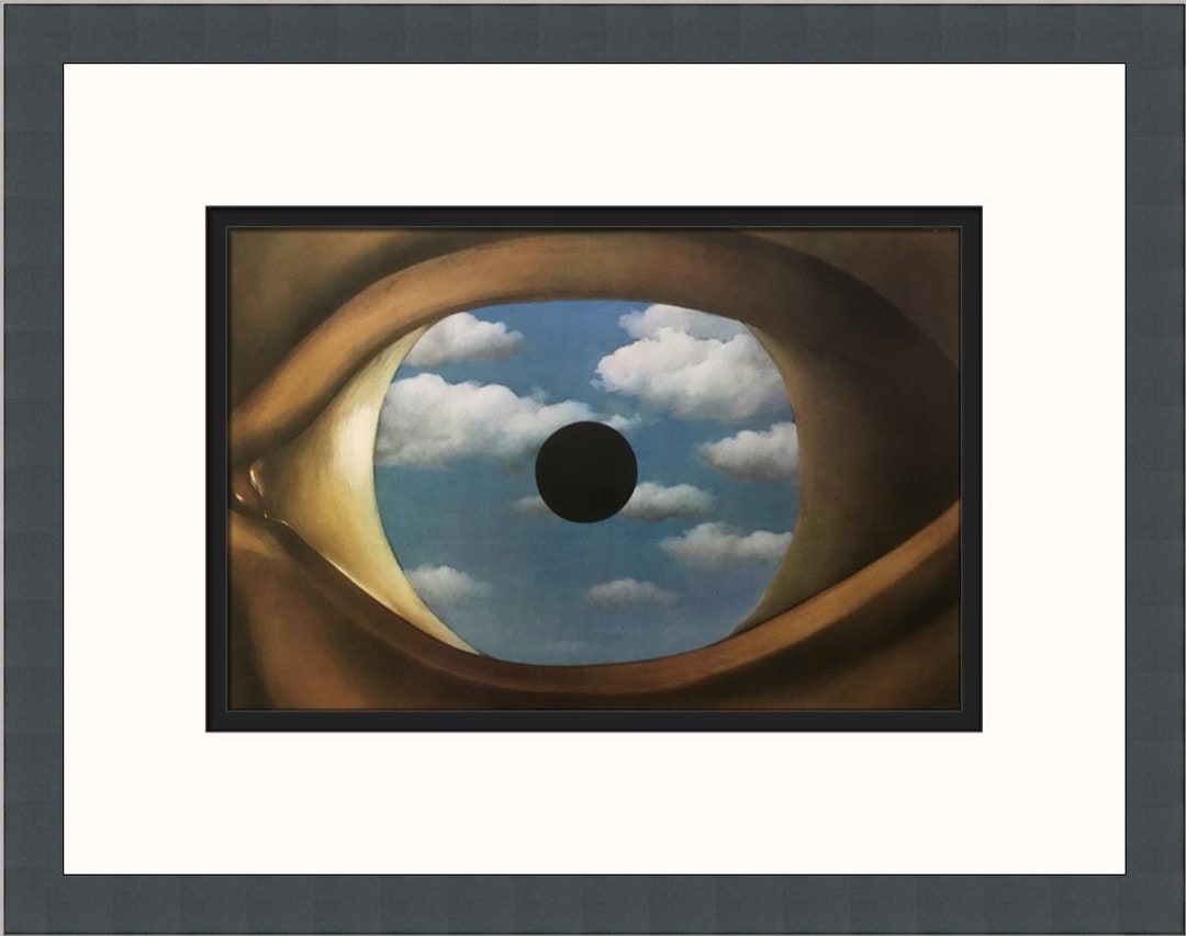 Rene Magritte the False Mirror Custom Framed Print - Etsy