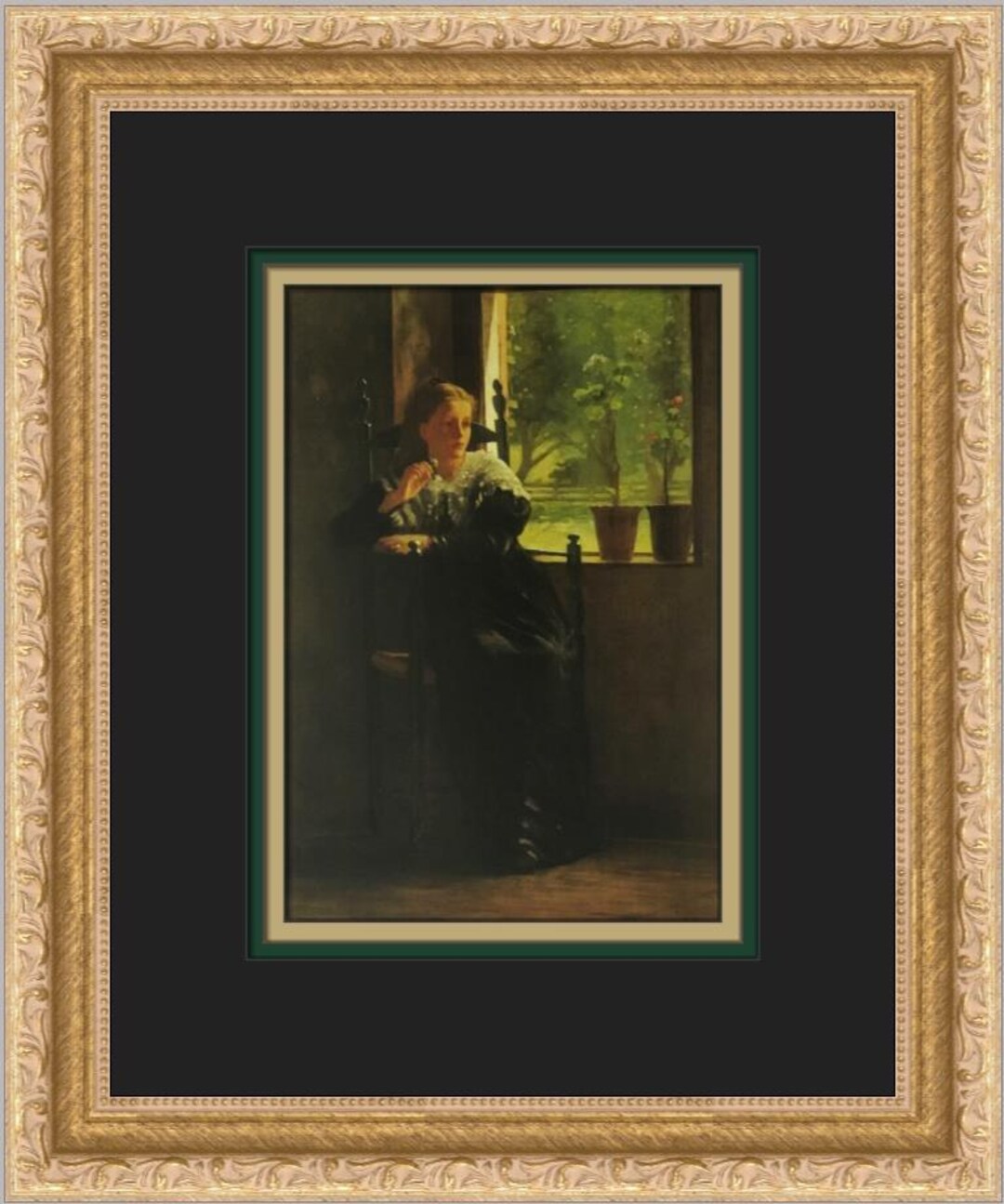 Winslow Homer at the Window Custom Framed Print - Etsy