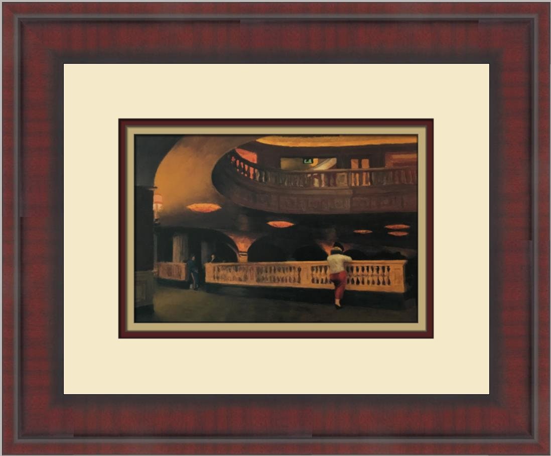 Edward Hopper the Sheridan Theatre Custom Framed Print - Etsy