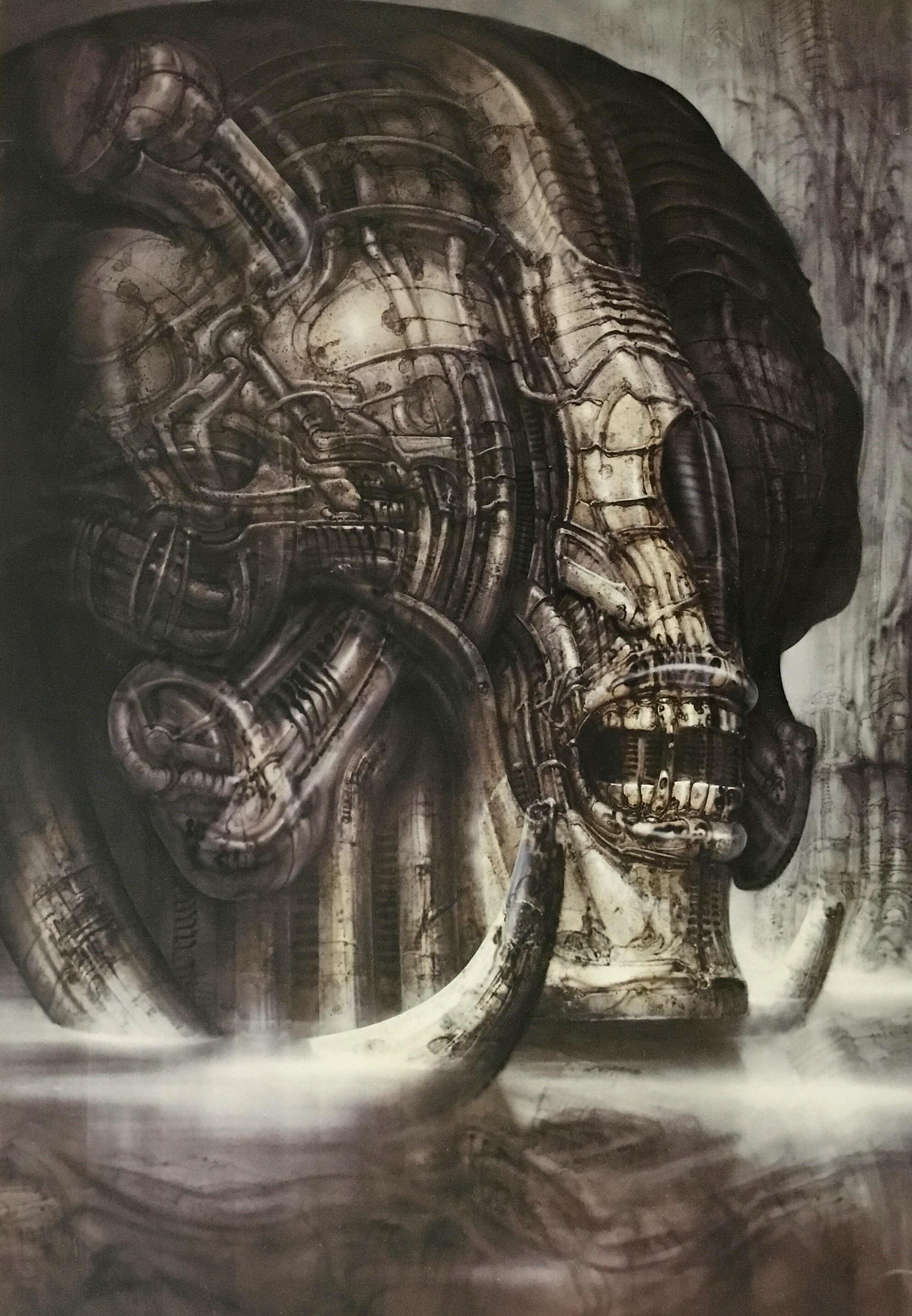 HR Giger Necronom IIIA Custom Framed Print - Etsy