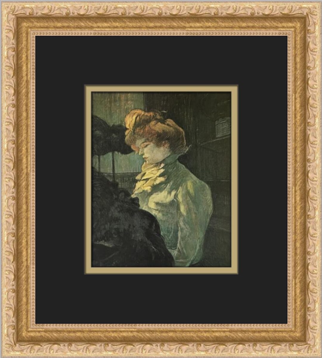 Henri De Toulouse-lautrec the Milliner Custom Framed Print - Etsy