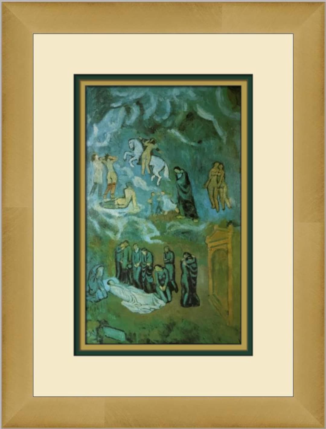 Pablo Picasso the Death of Casagemas Custom Framed Print - Etsy