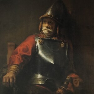Rembrandt Van Rijn A Man in Armor Custom Framed Print - Etsy