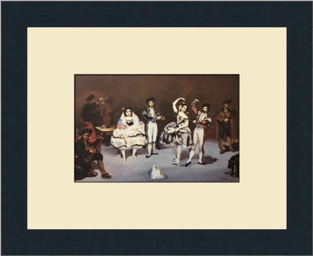 Edouard Manet the Ballet Espagnol Custom Framed Print - Etsy