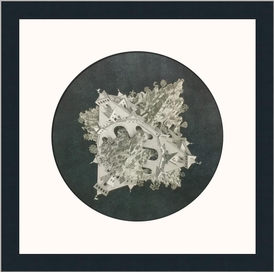 M.C. Escher Double Planetoid Custom Framed Print - Etsy