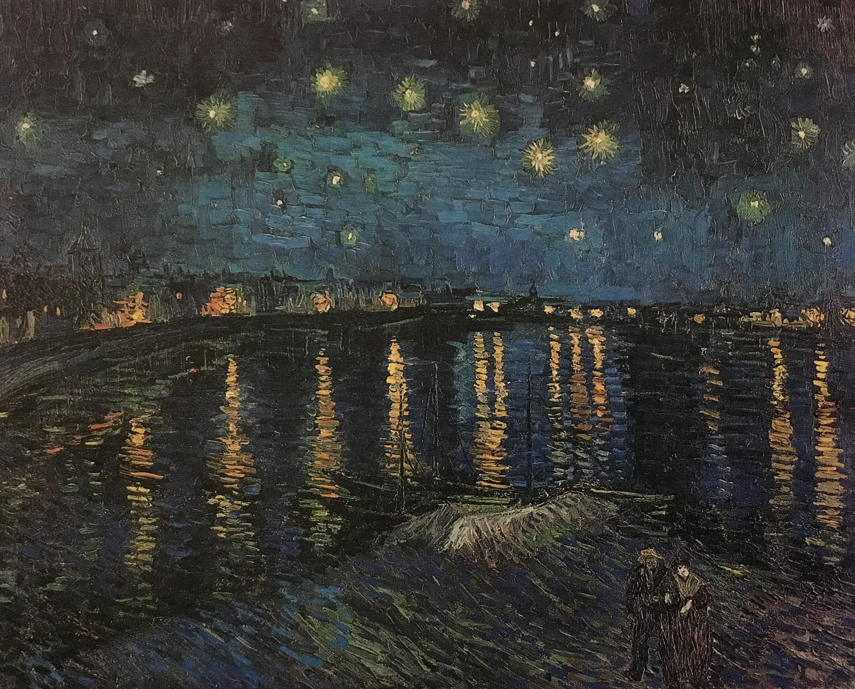 Vincent Van Gogh Starry Night Custom Framed Print - Etsy