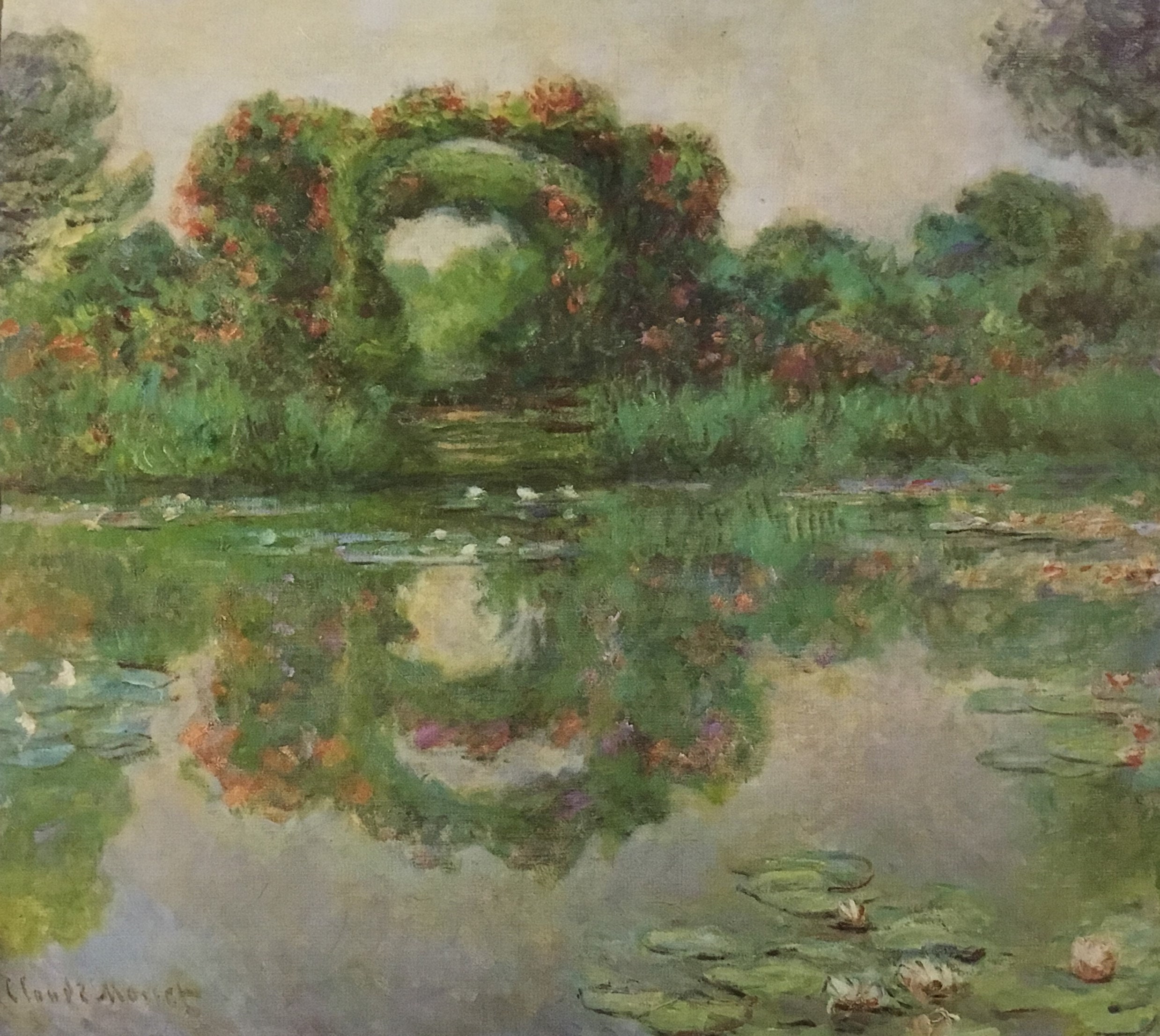 Claude Monet the Flowering Arches Custom Framed Print - Etsy