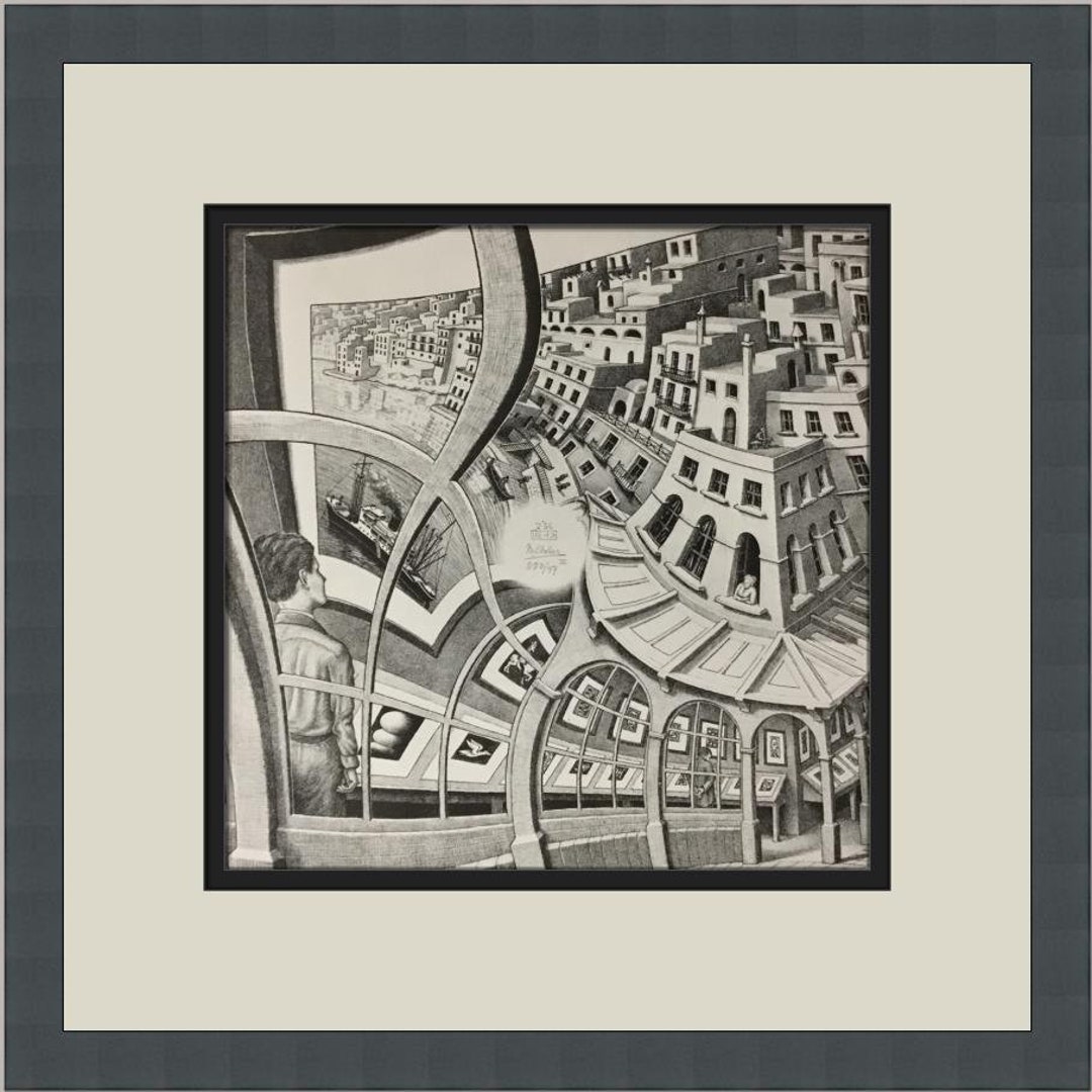 M.C. Escher MC Escher Print Gallery Custom Framed Print - Etsy Hong Kong