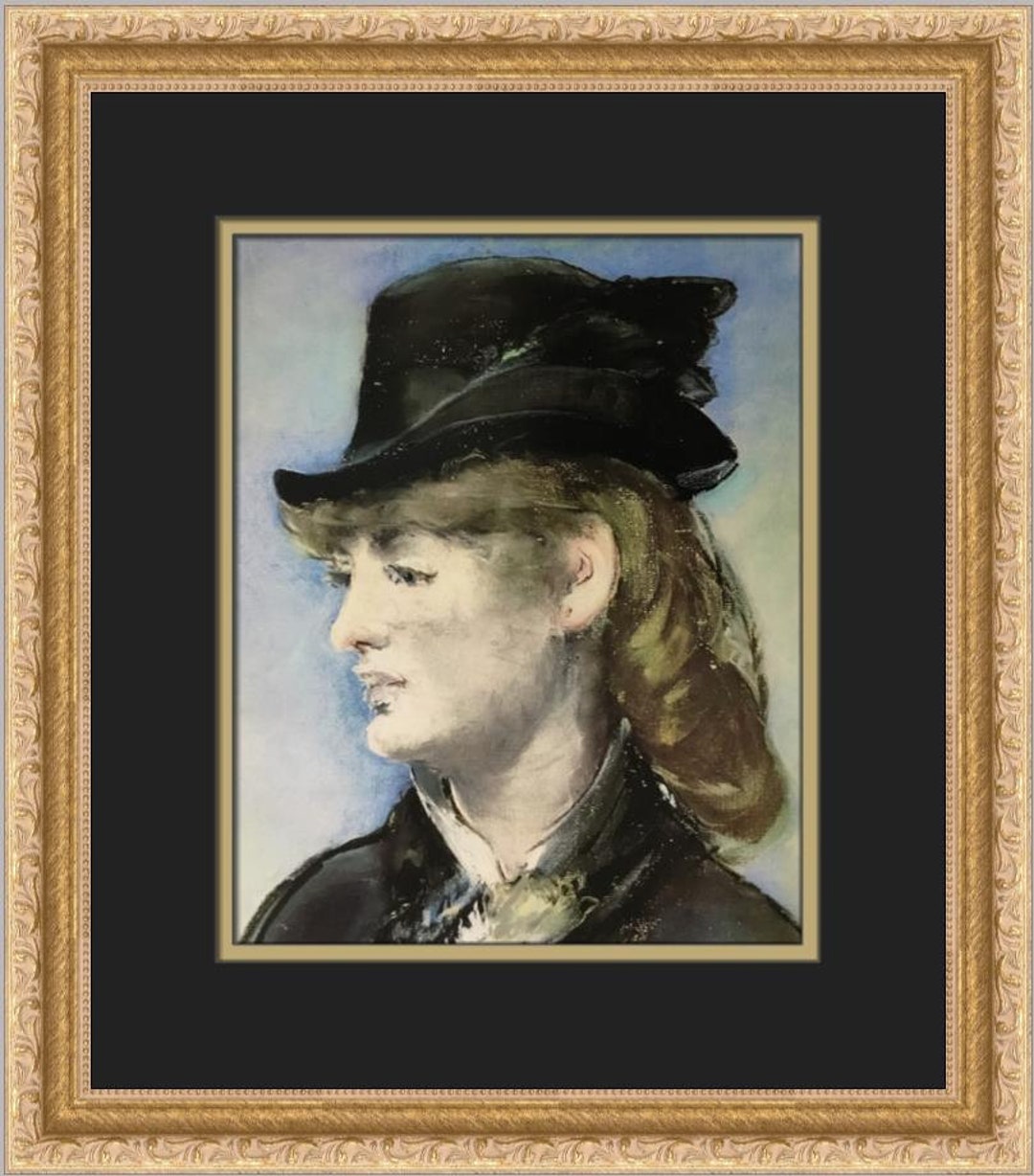 Edouard Manet the Model for the Folies-bergere Bar Custom Framed Print ...