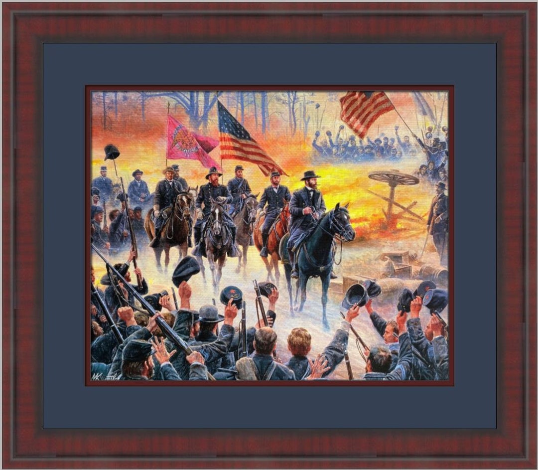 Mort Kunstler Civil War No Turning Back Custom Framed Print - Etsy