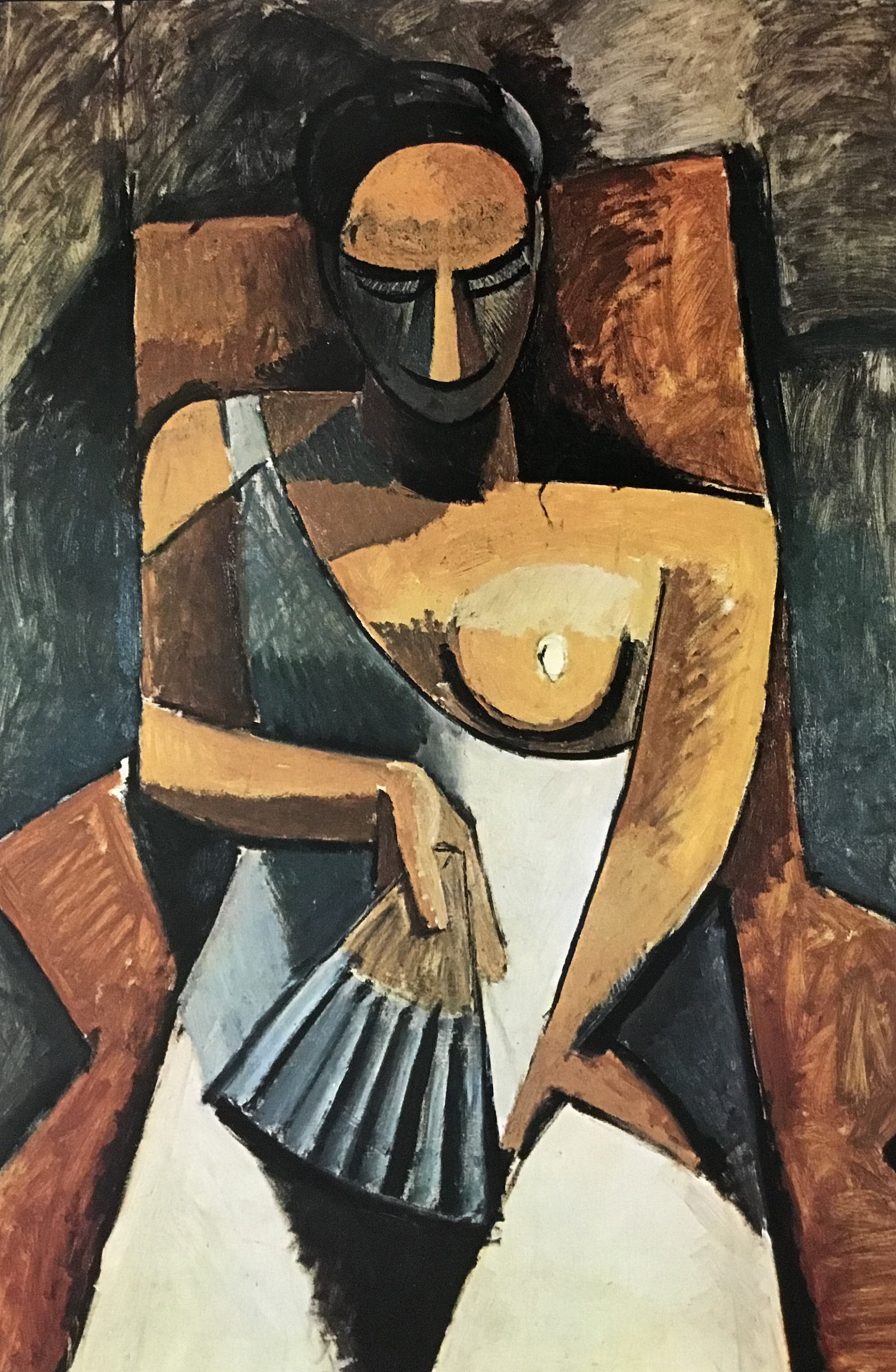 Pablo Picasso A Woman With a Fan Custom Framed Print - Etsy