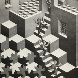 M.C. Escher MC Escher Cycle Custom Framed Print - Etsy