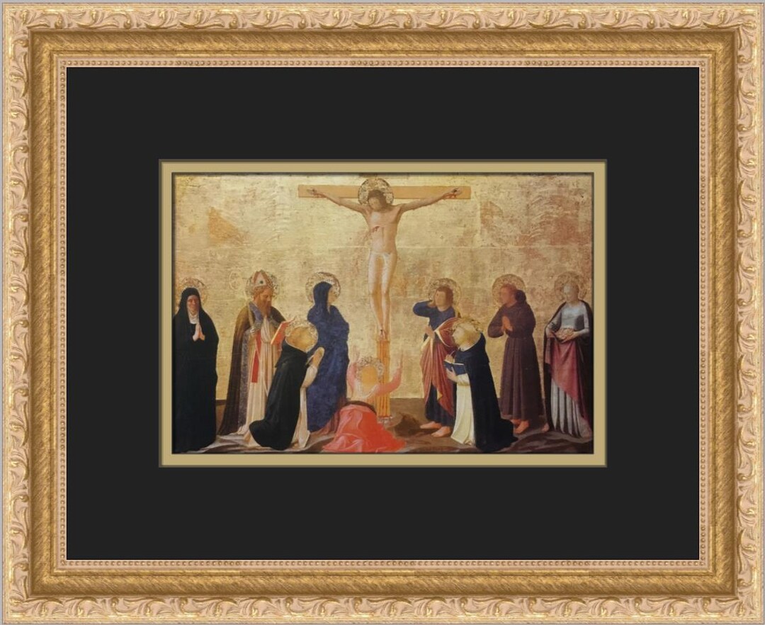 Fra Angelico the Crucifixion Custom Framed Print - Etsy