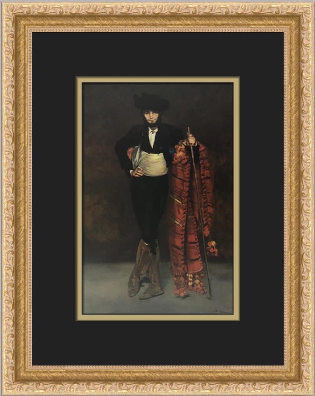 Edouard Manet Young Man in the Costume of a Majo Custom Framed Print - Etsy
